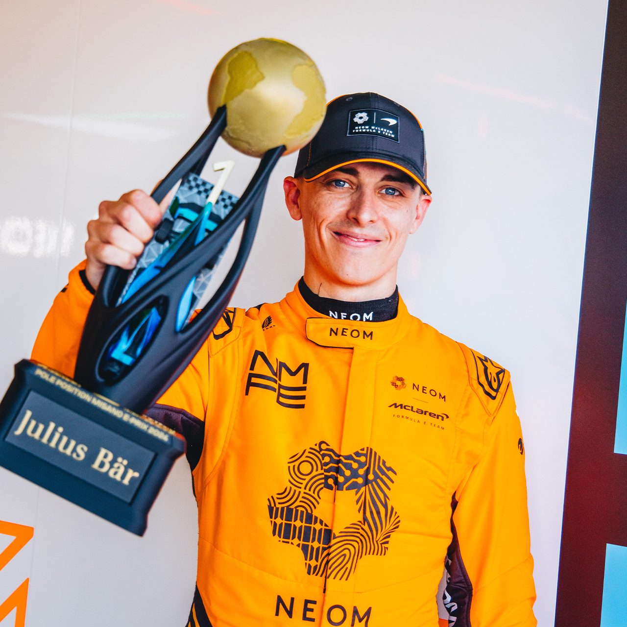 NEOM McLaren Formula E Team announces the departure of Jake Hughes concluding the 2023/24 ABB ...