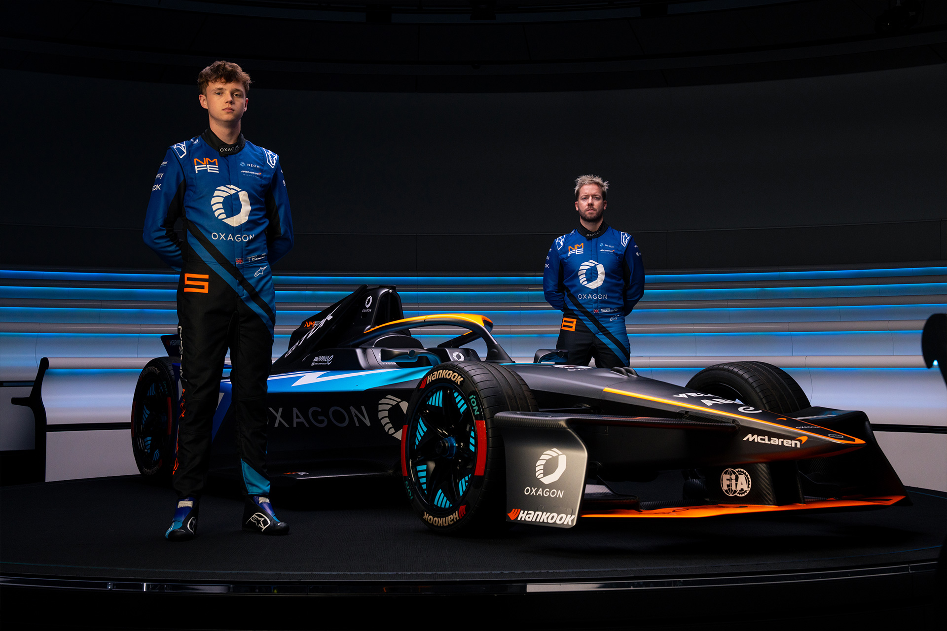 NEOM McLaren Formula E Team and Oxagon unveil special livery for the 2025 London E-Prix