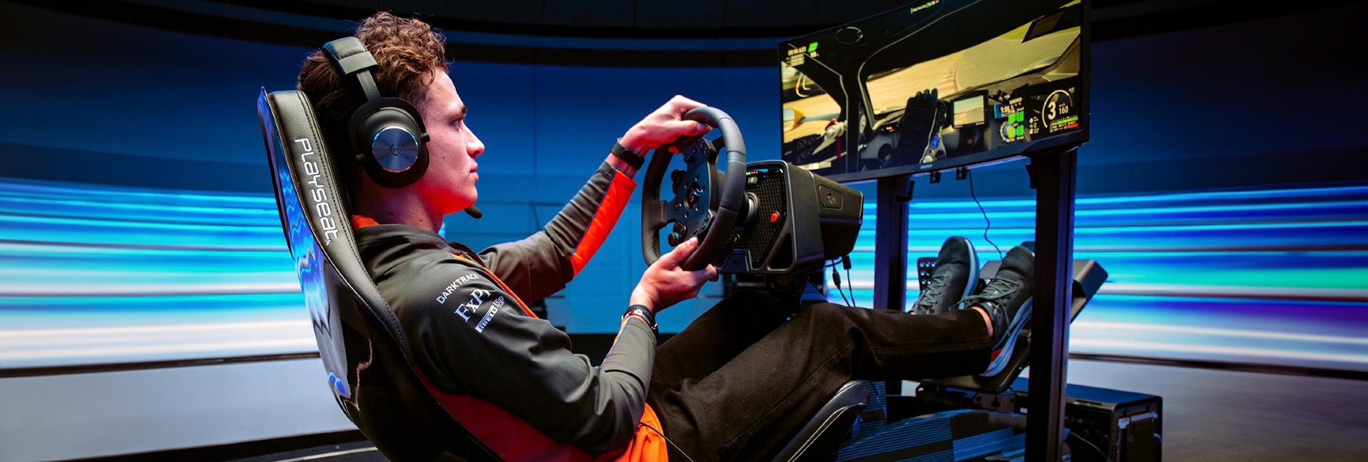 Win a Logitech G PRO Racing Wheel signed by Lando Norris
