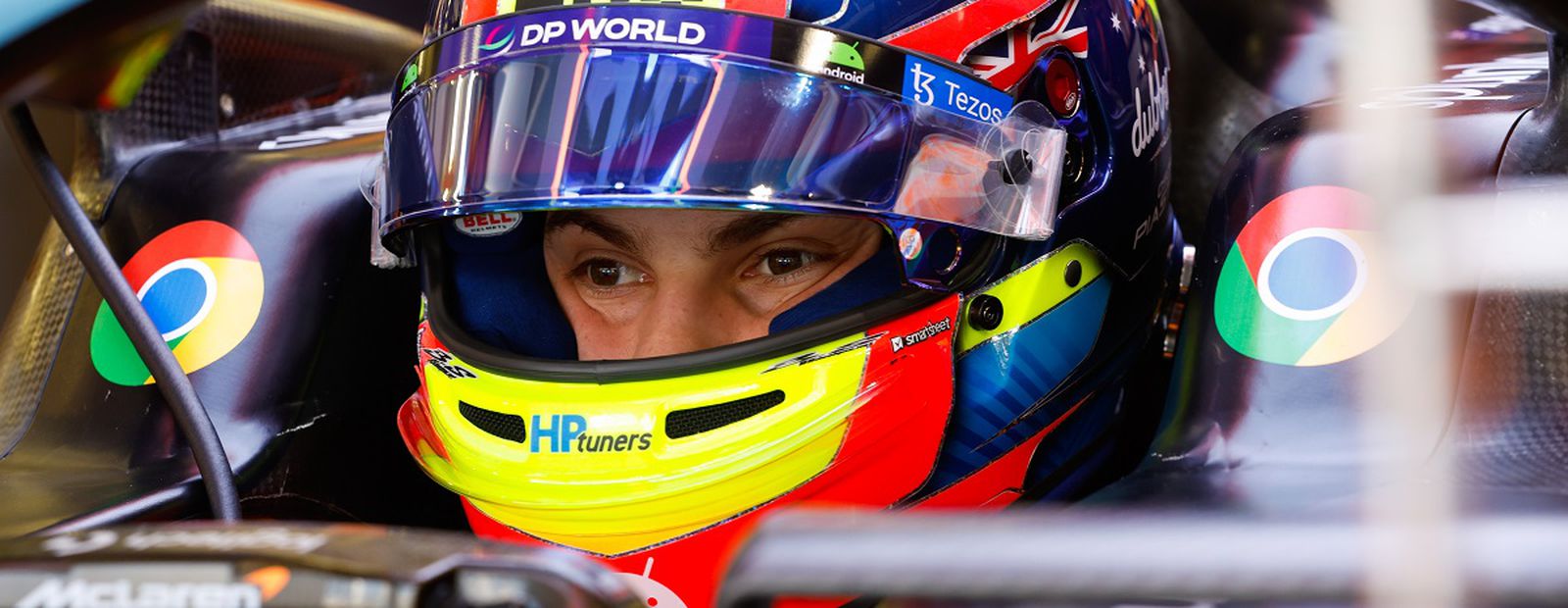 Oscar's first lap in the MCL60